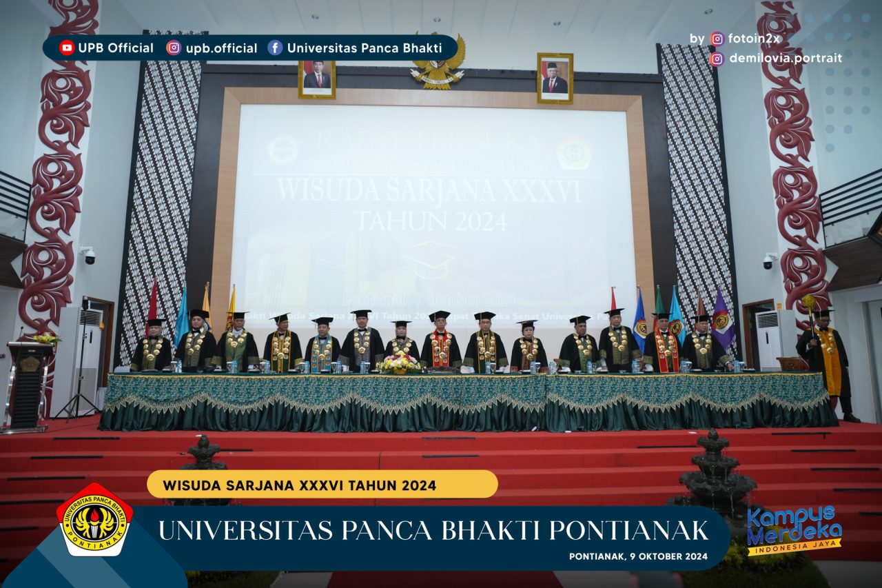 WISUDA XXXVI UNIVERSITAS PANCA BHAKTI TAHUN 2024 | UNIVERSITAS PANCA BHAKTI